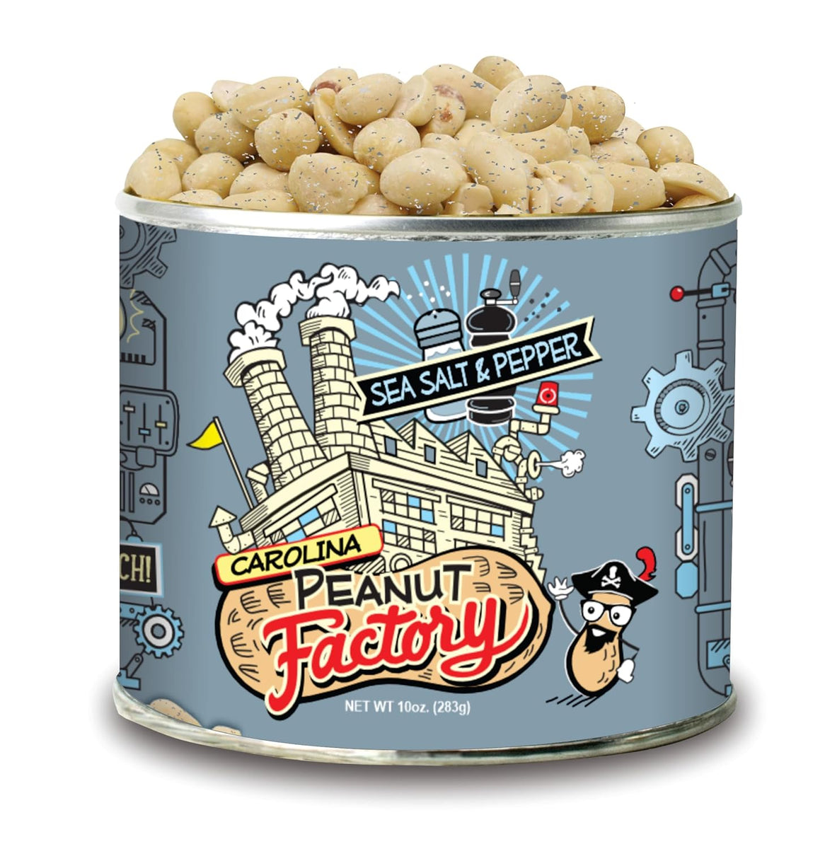 Carolina Peanut Factory Sea Salt & Pepper Flavored Gourmet Peanuts ...