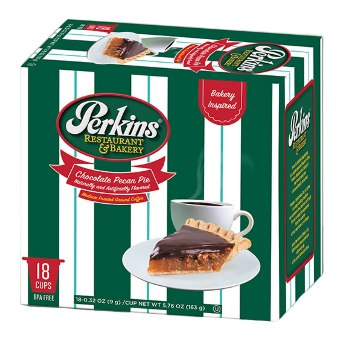 Perkins Restaurant & Bakery Chocolate Pecan Pie Flavored Coffee Pods ...