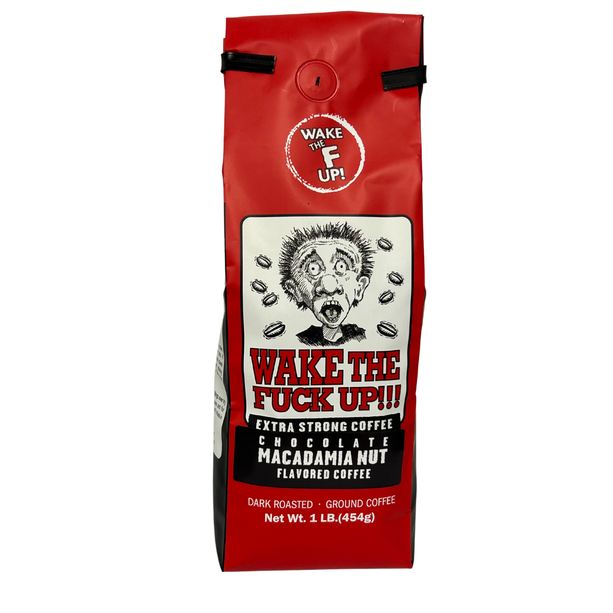 Wake the F'Up Coffee, Chocolate Macadamia Nut Flavored Extra Strong ...