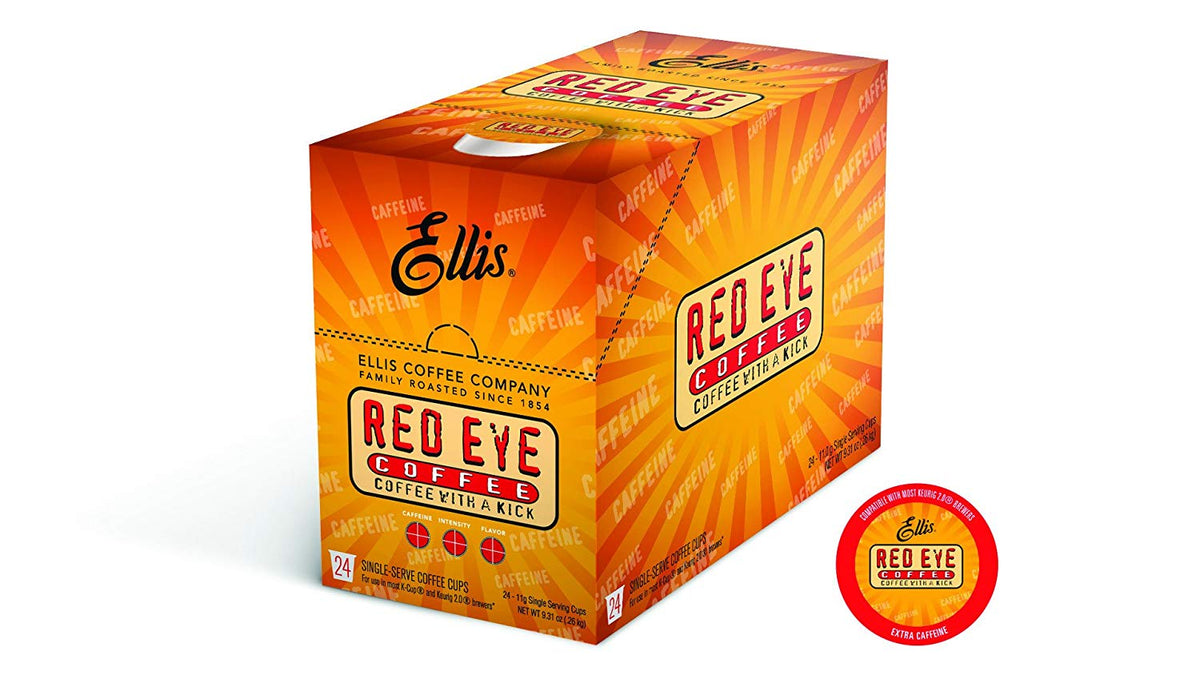 Ellis Coffee Company Red Eye Single Serve E Cups – Meadow Ridge Coffee