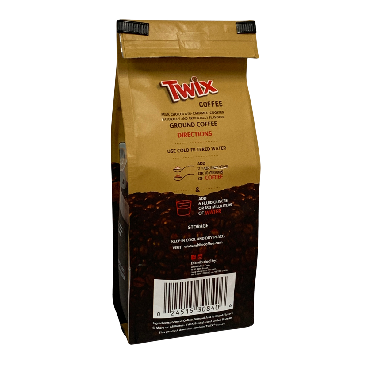 Twix Milk Chocolate Caramel Cookie Bar Flavored Ground Coffee – Meadow ...